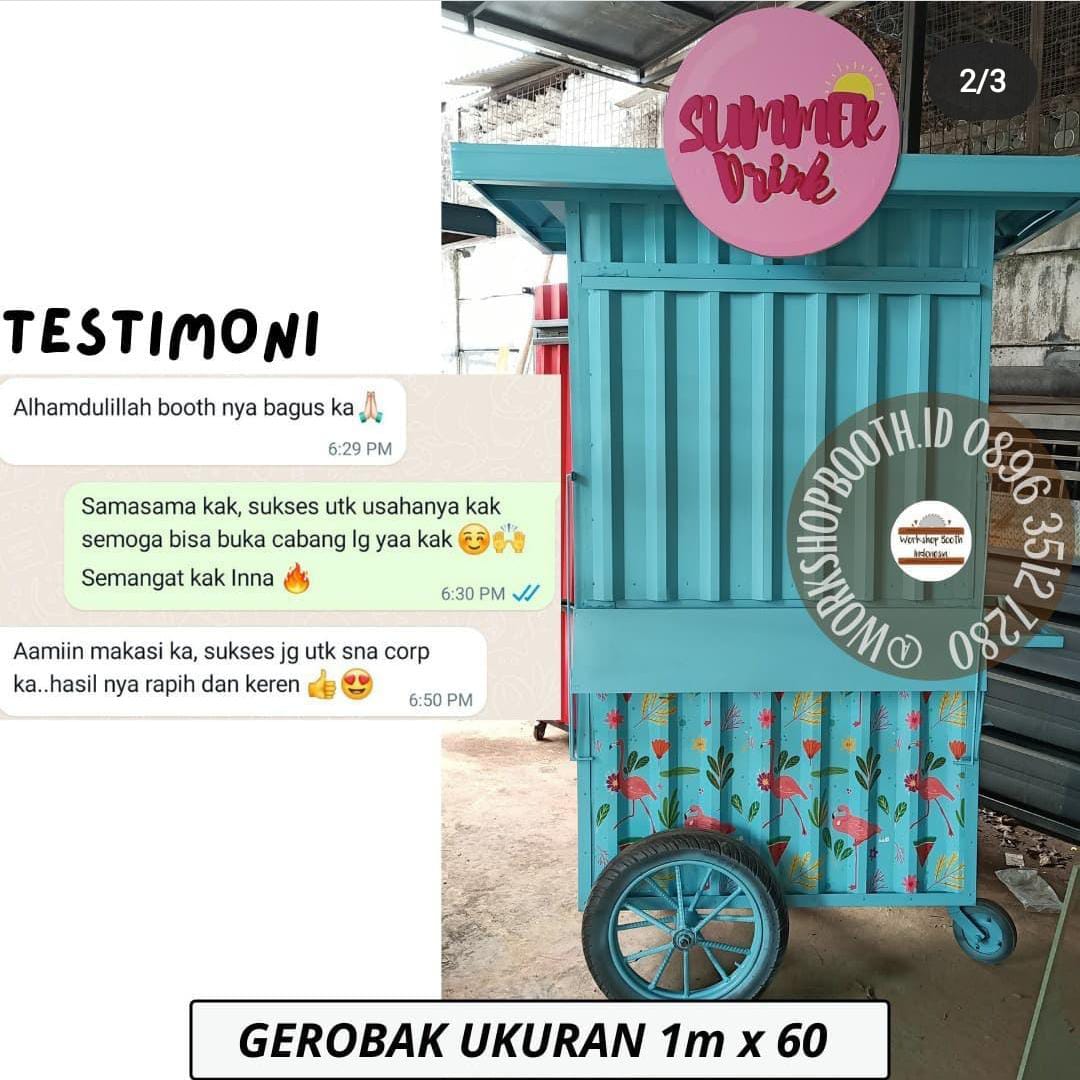 WORKSHOP BOOTH INDONESIA – SPECIALIST Booth • Gerobak • Kiosk Usaha